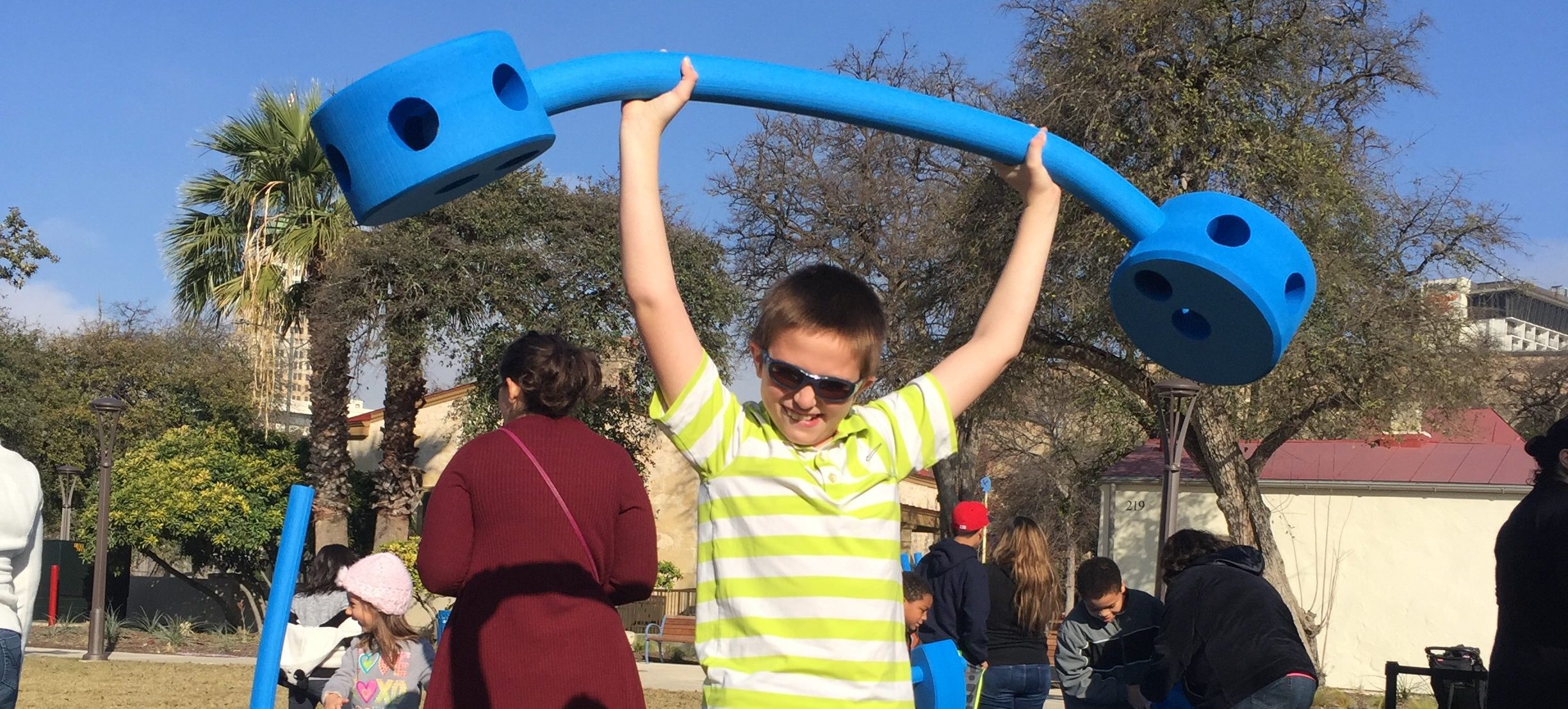 Big Blue Blocks At Hemisfair Hemisfair